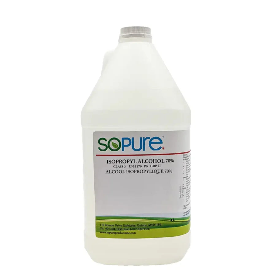 Isopropyl Alcohol 70% 4L Bottle, 4/Box – M&B